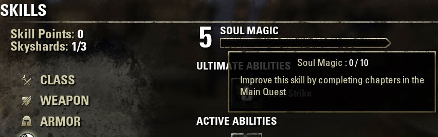 Elder Strolls Online: How To Rank Up Your Skills