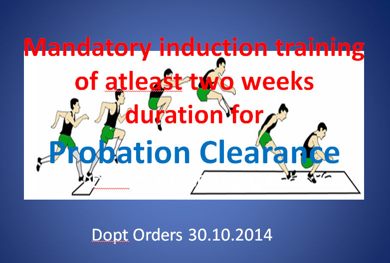 CG STAFF PORTAL: Mandatory induction training of atleast two weeks ...