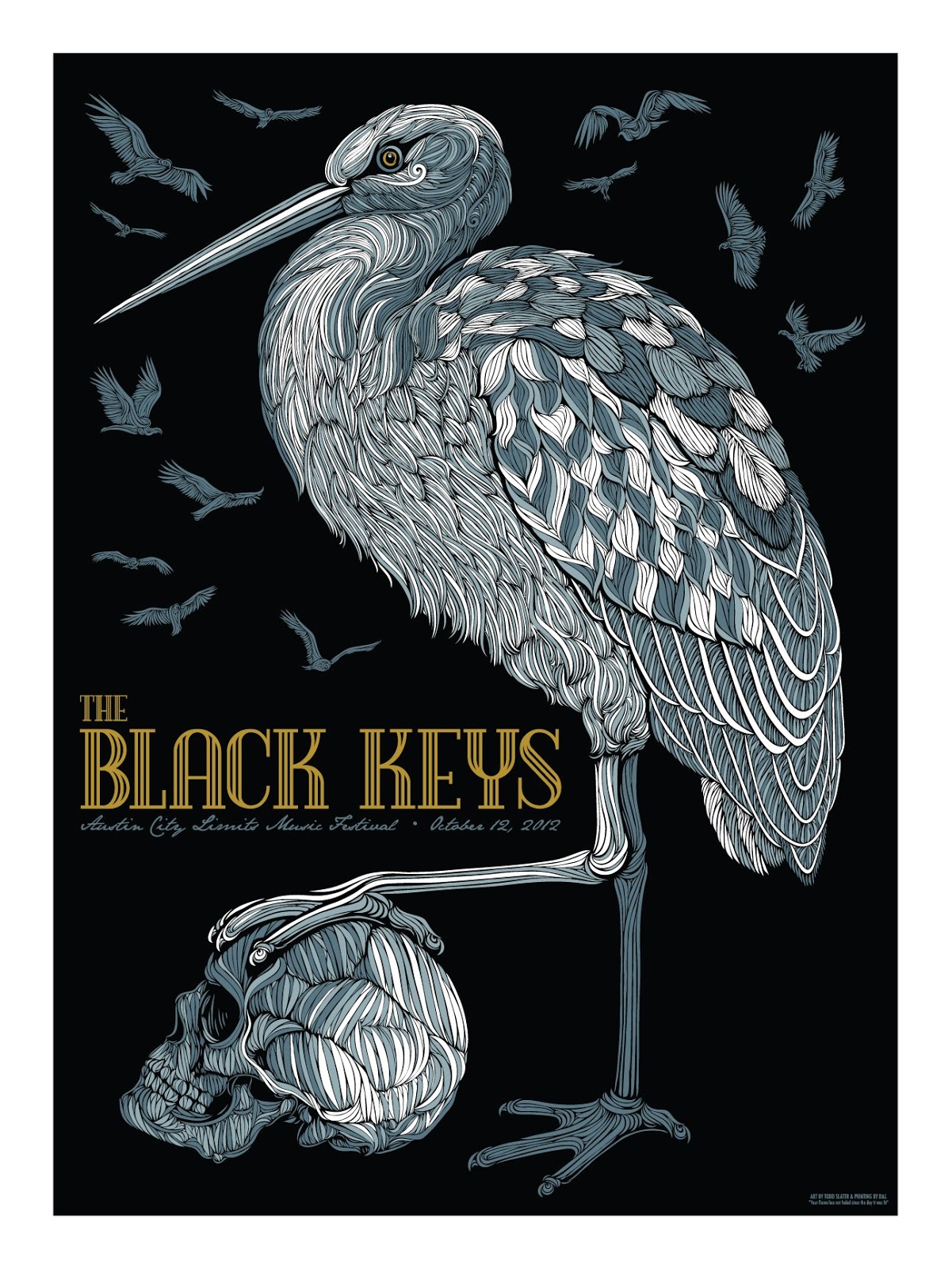 INSIDE THE ROCK POSTER FRAME BLOG: Tonight's The Black Keys Poster From ...