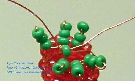 Beading for the very beginners: Raspberry