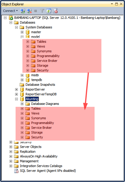 Membuat Database Baru di SQL Server Management Studio - Access Terapan
