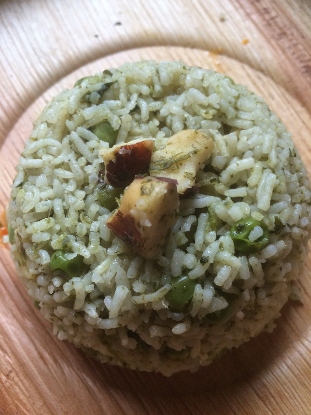 Healthy, Tasty and Easy: Green Pea(ce) rice and a greener plate