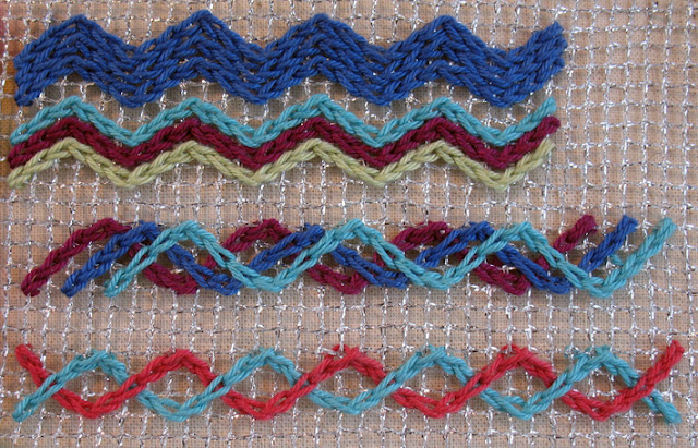 The Pulled Stitch Blog: Surface Crochet, Part Two - Chain Stitch.
