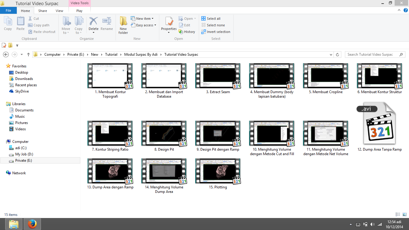 Geologist and Miner: Tutorial Surpac 6