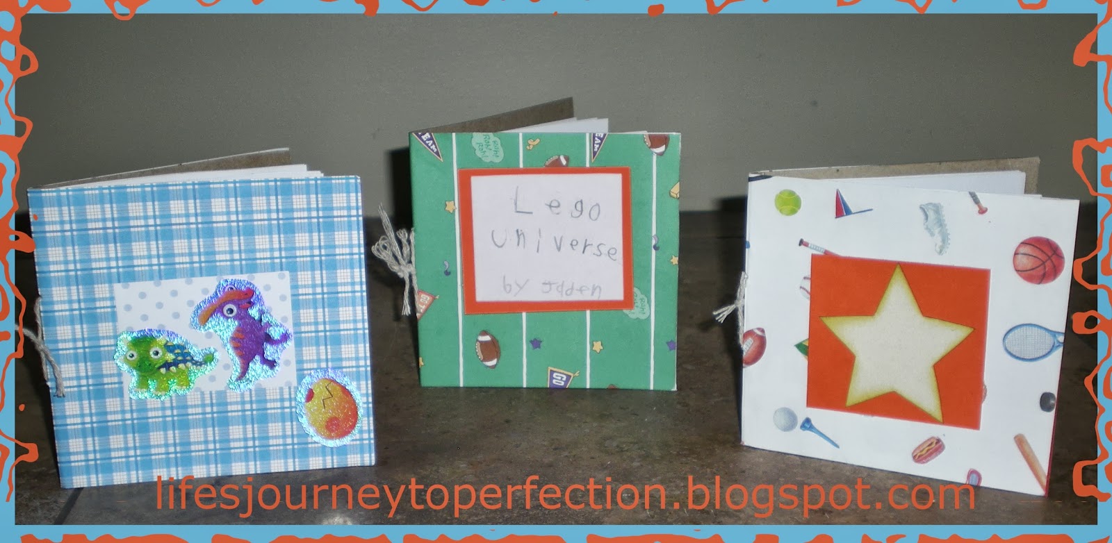 Life's Journey To Perfection: Thrifty Thursday - DIY Personalized Notebook