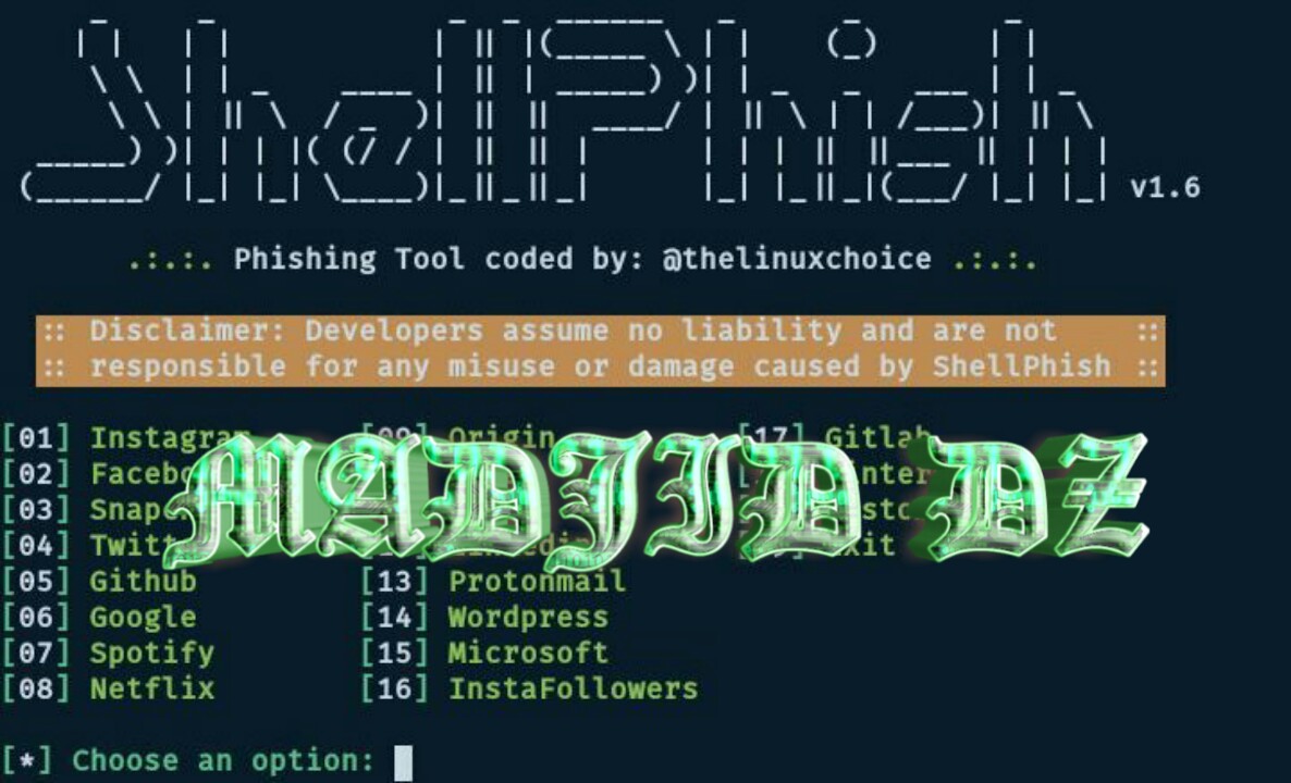 شرح تثبيت أداة shellphish لي عمل صفحات مزوره|Termux - Madjid DZ Anonymous Algérien