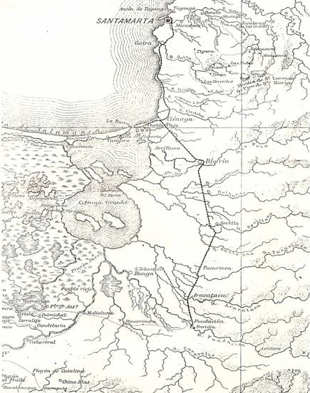 FUNDACIÓN - MAGDALENA: APÉNDICE: FERROCARRIL DE SANTA MARTA