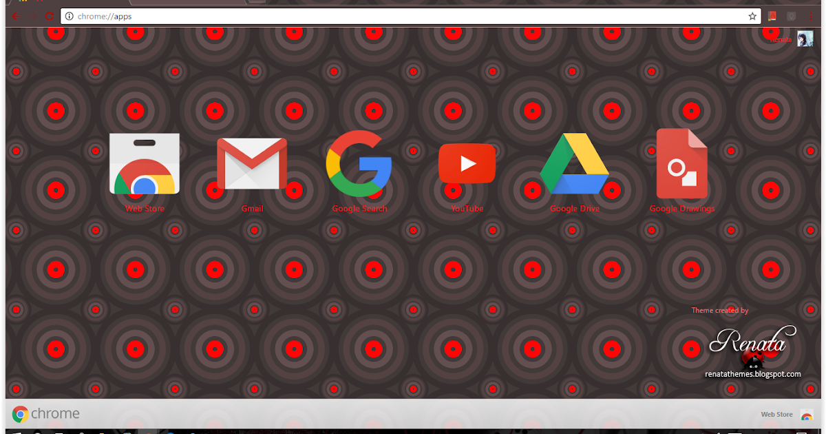 Modern Circles of Art | Google Chrome Themes
