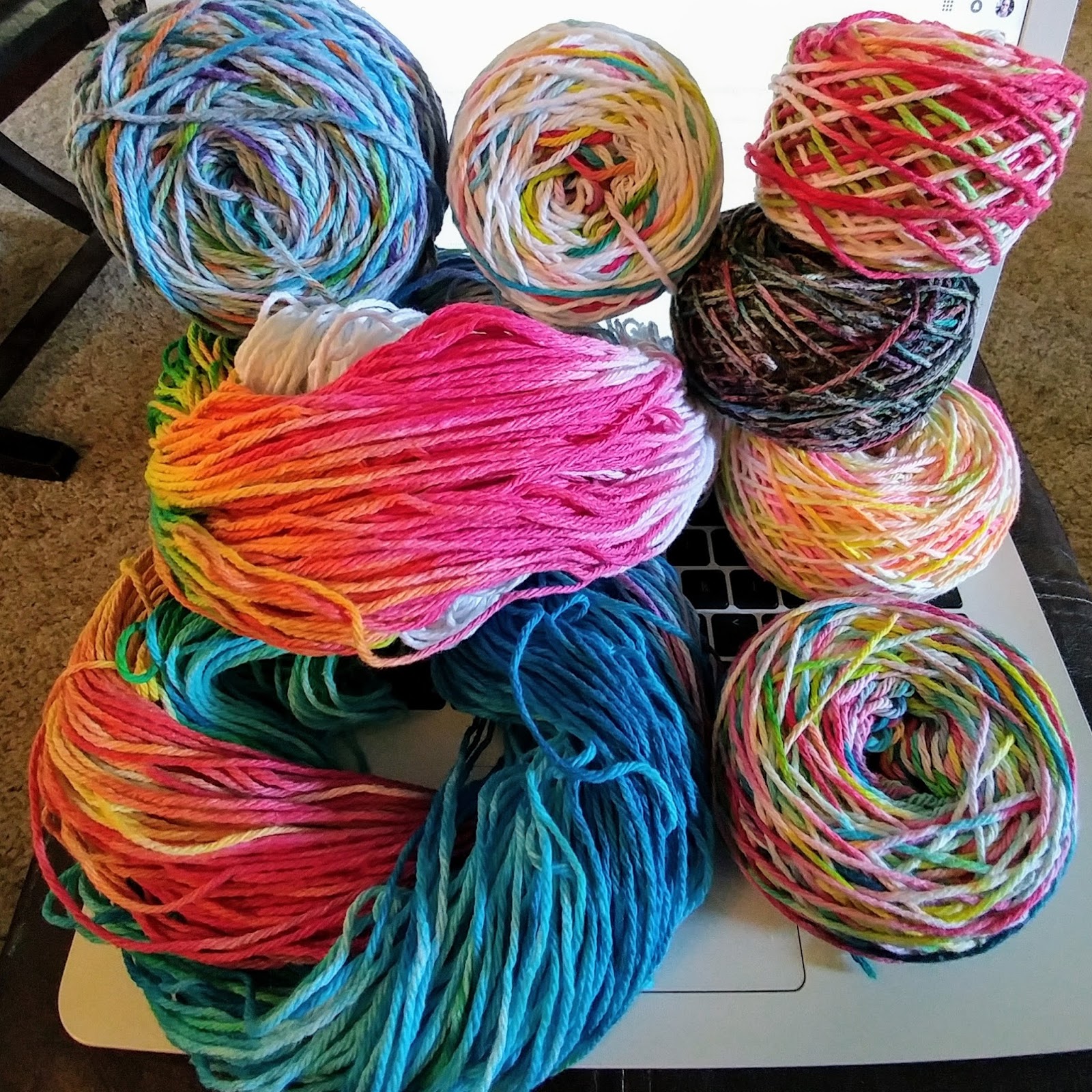 Dyeing Yarn With Tulip Tie Dye Kits