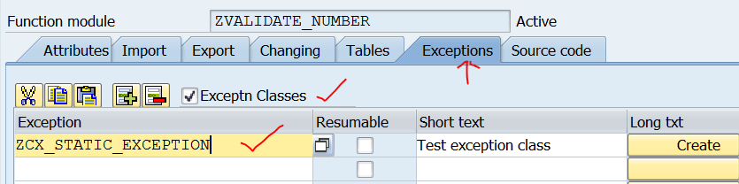 Techsap Oo Abap Exception Using Global Exception Class With Function