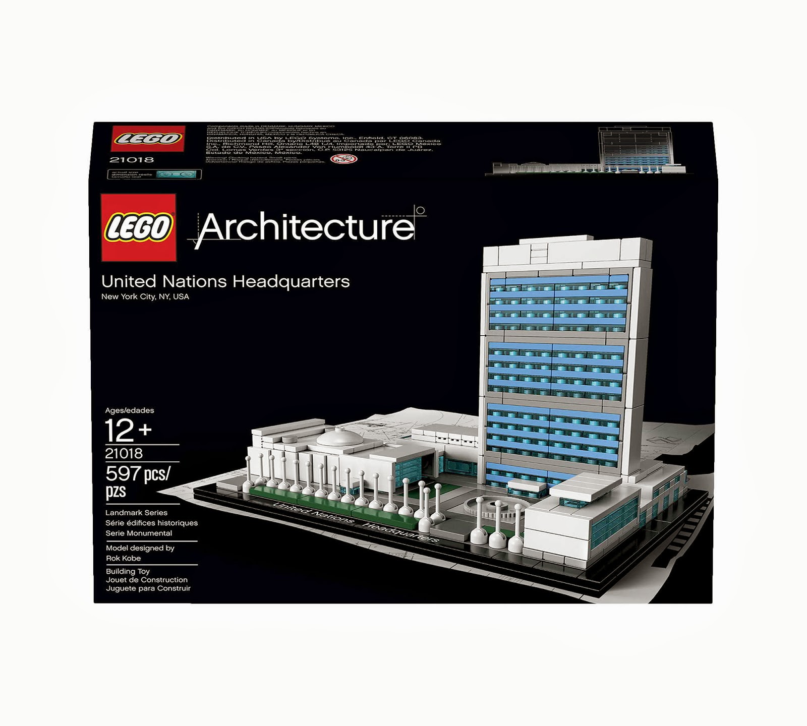 set database: LEGO 21018 united nations headquarters | ʞɔıןqqndǝɹ