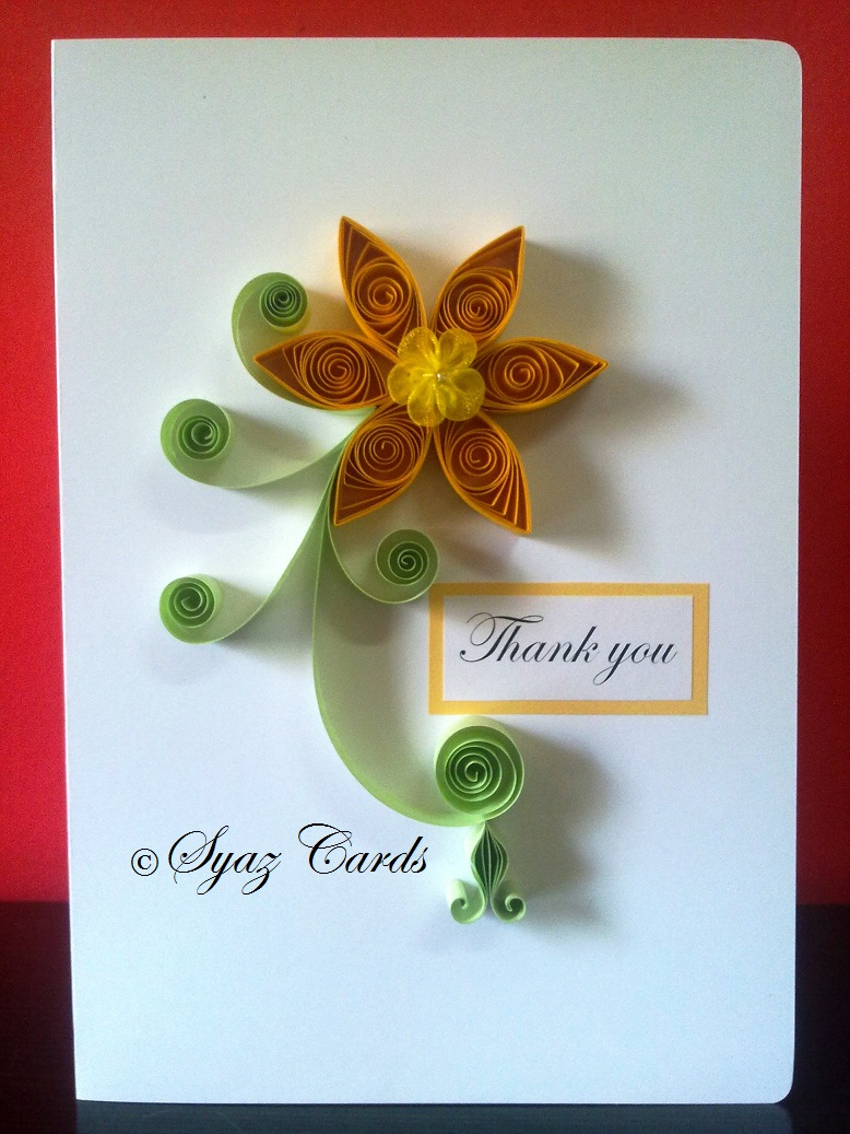 Syaz Cards: More thank you notes
