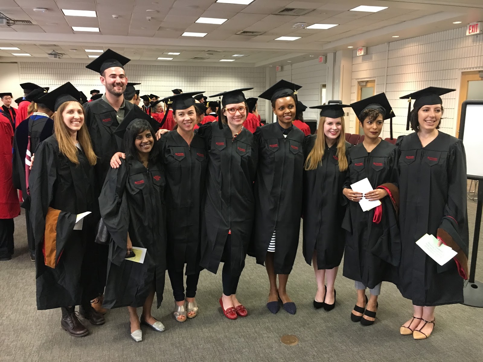 Rutgers Graduation Hood