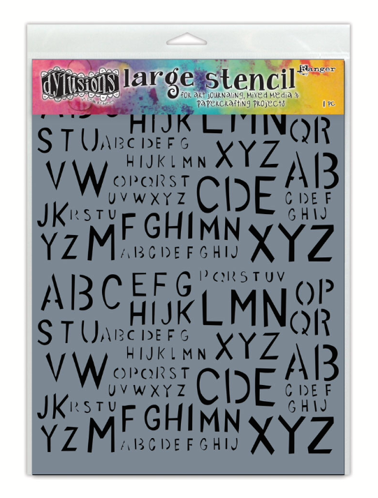 Dylan's Blog: New Dylusions Stencil Samples - January 2017