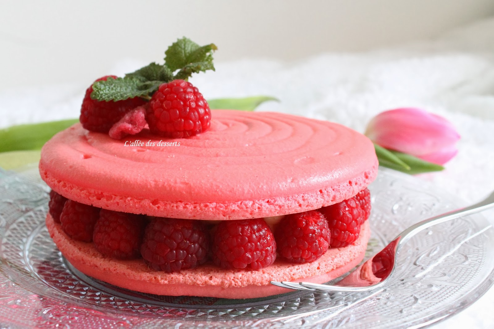 L'allée des desserts: Macaron façon Ispahan de Pierre Hermé