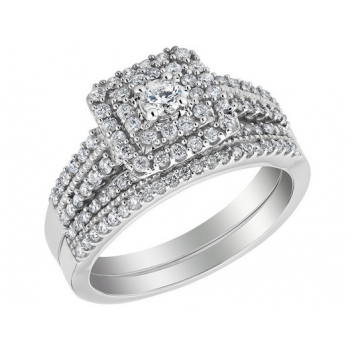 Standout Three Band Wedding Ring Diamond | bridal gowns