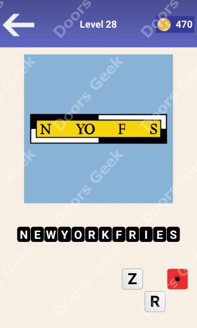 Guess the Restaurant Level 28 Answer ~ Doors Geek