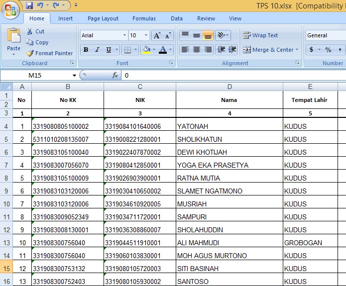 Melihat Dunia: Import data Excel ke dalam database MySQL Melihat Dunia: Import data Excel ke dalam database MySQL