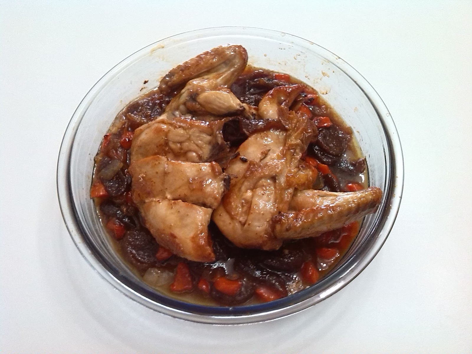 Decora tu plato: Pollo rustido y caramelizado