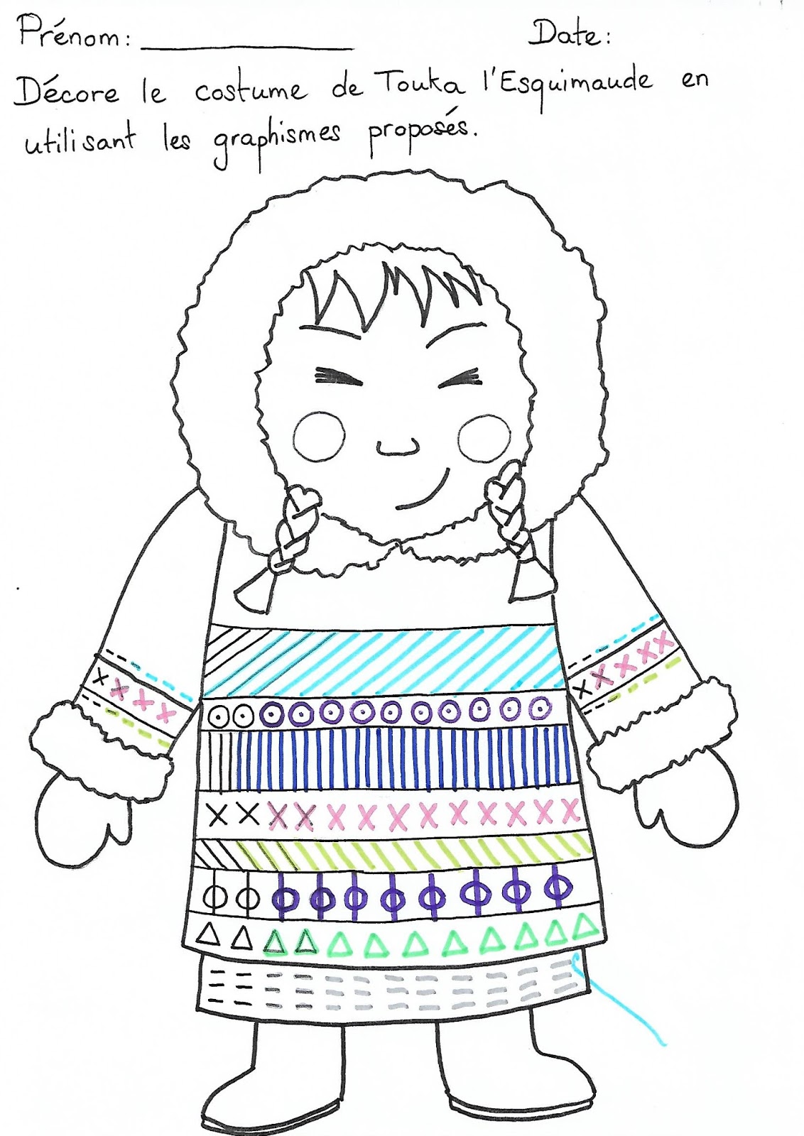 La classe du chat à lunettes: Graphisme décoratif