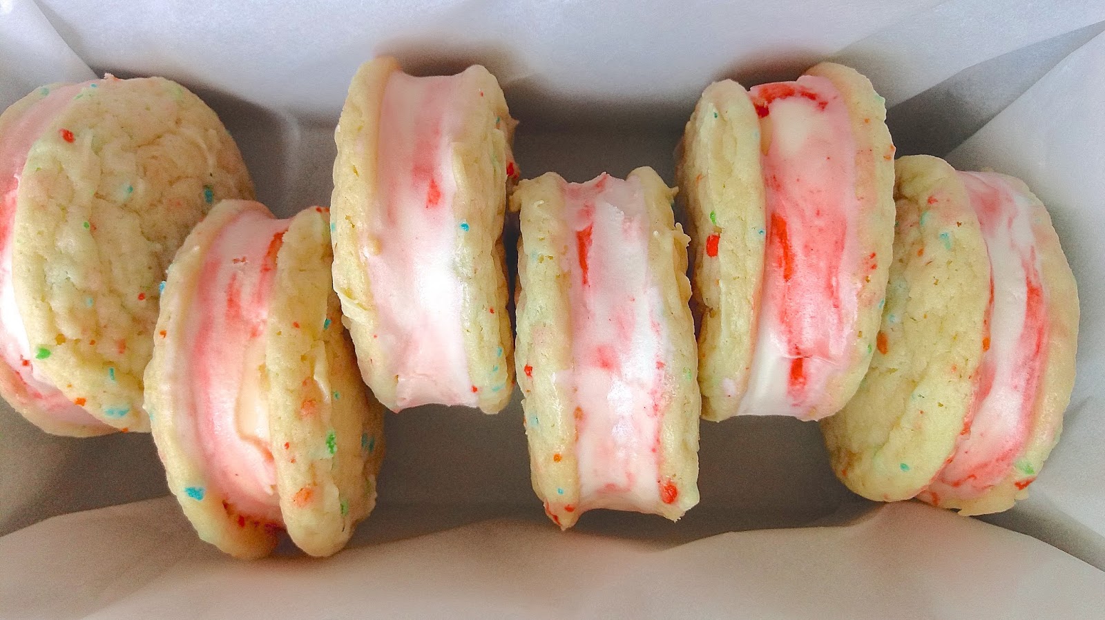 At Home with the Loverbees: Birthday Cake Ice Cream Sandwiches