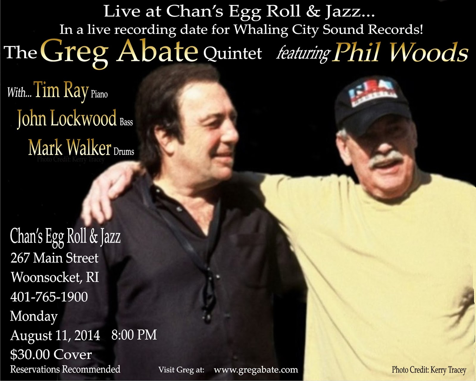 Republic of Jazz: Greg Abate & Phil Woods with Tim Ray Trio - Kindred ...