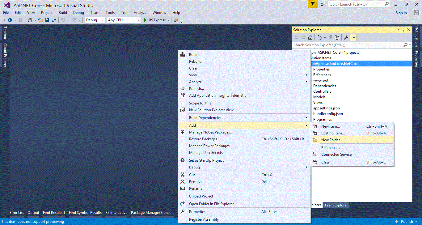 Asp Core 1 0 Mvc Application Exploring Core Crud
