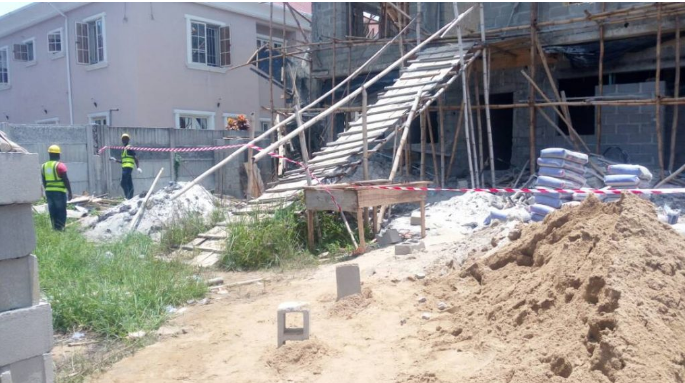 Photos: Death Toll Of 2-Storey Building Collapse At Nicon Town Estate ...