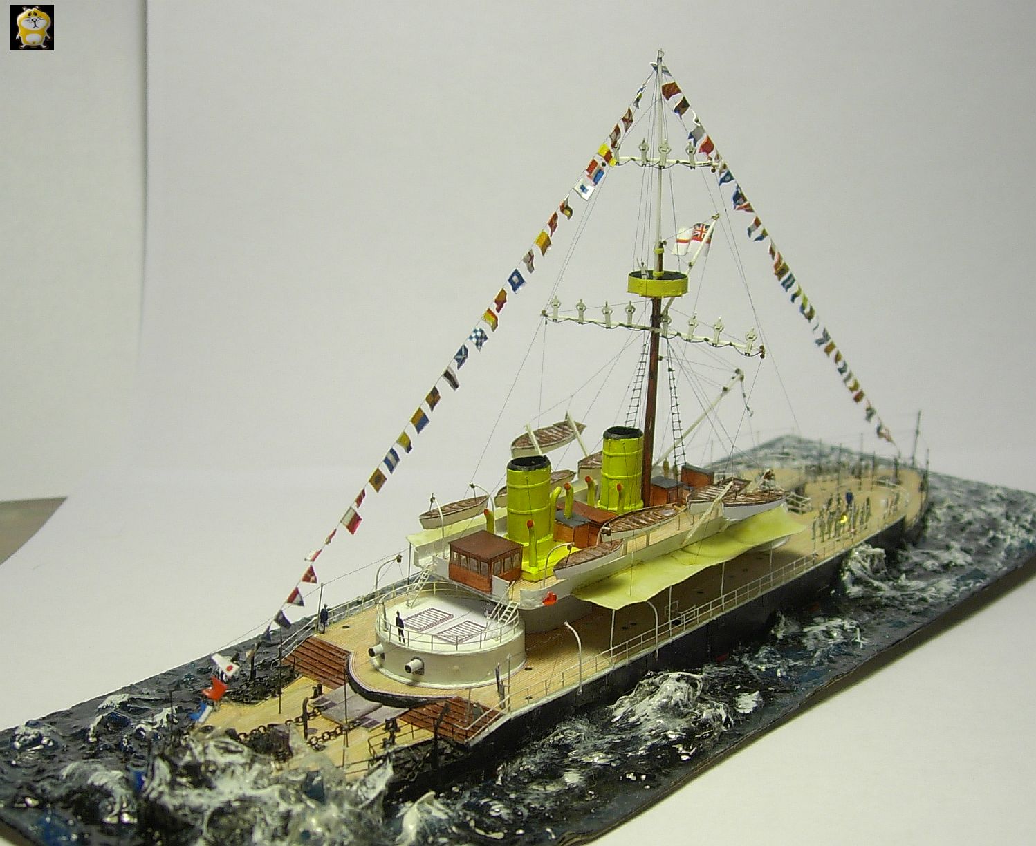The Mad Hamster's Modelling: HMS Devastation, 1876: piękne brzydactwo