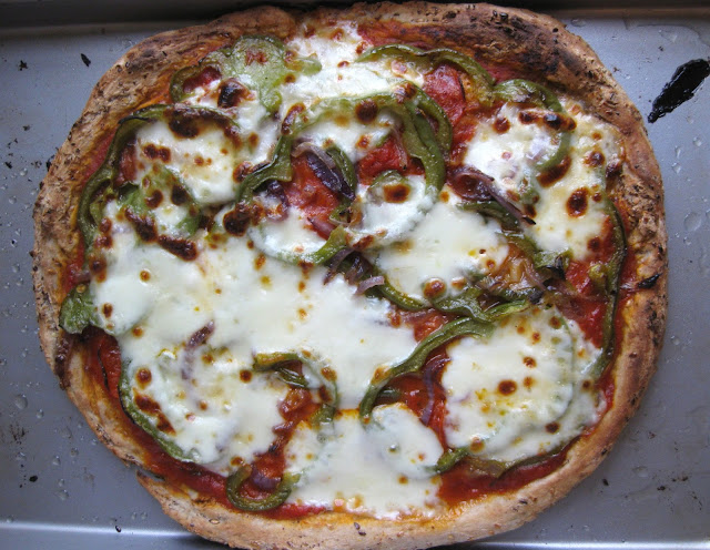 Stew or a Story: Multi-Grain Pizza Crust with Flax Seed & Coconut Oil