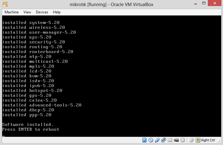 Cara Install Mikrotik Router OS di VM Virtualbox