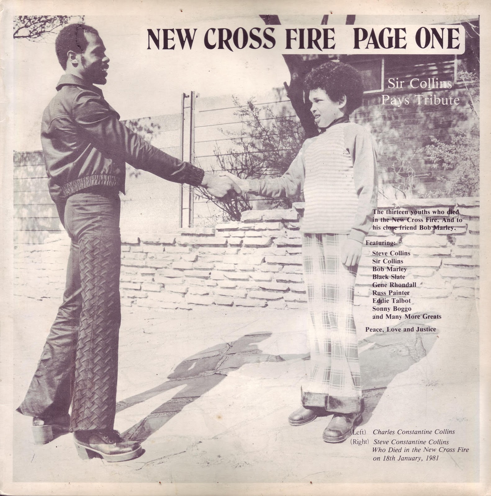 REGGAERARITIES-COMPILATIONS: V.A.-New Cross Fire Page One (1981)