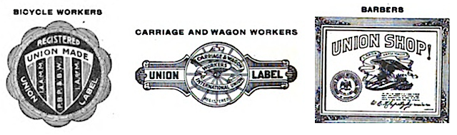 Researching Relatives: View Labor Union Labels from 1903