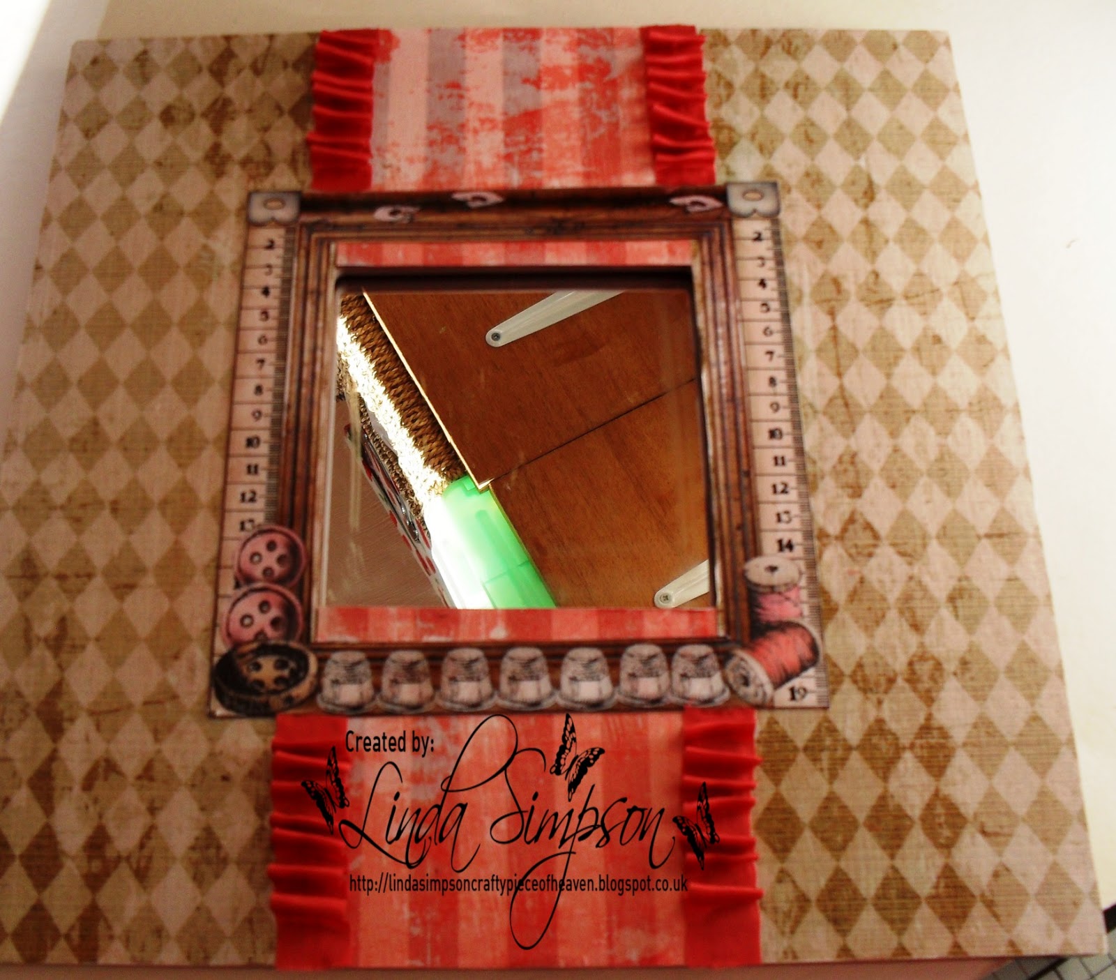 Polkadoodles Cardmaking, Craft & Scrapbooking Challenge: Altered Mirror ...
