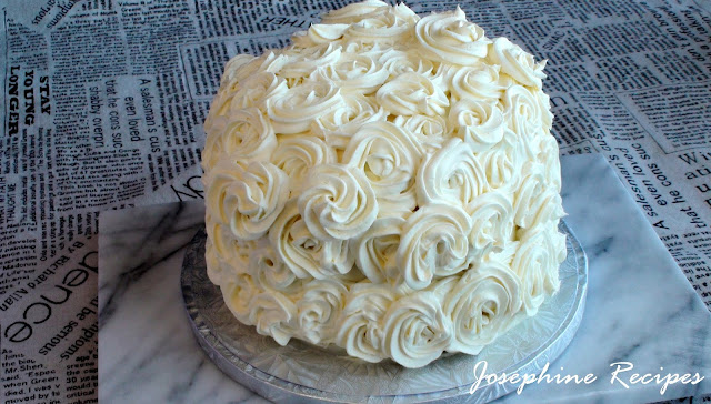 Josephine's Recipes : How To Make Rose Cake | Chinese Bakery Birthday ...
