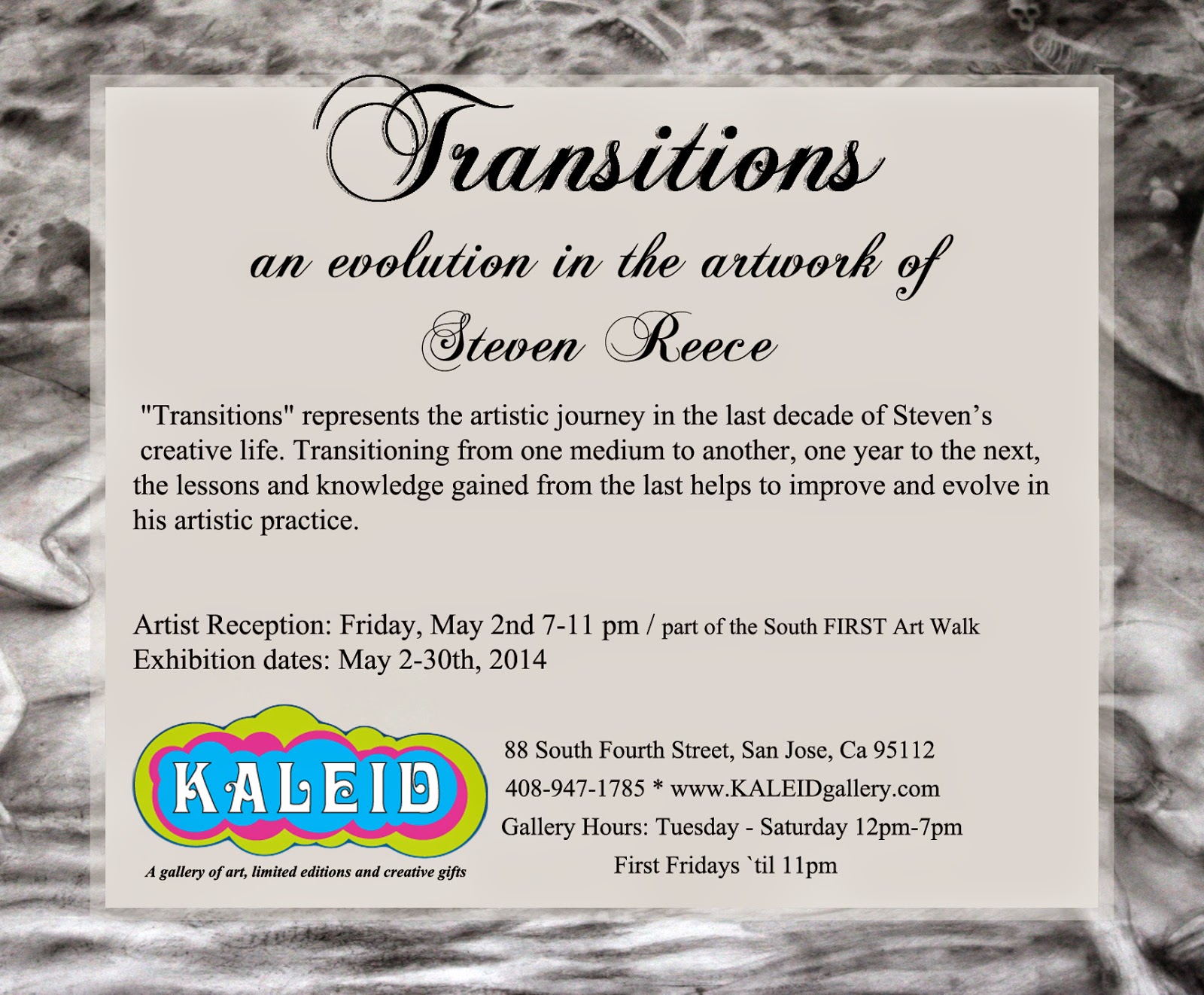 Art of Steven Reece: Steven Reece Art show May 2nd - 30th - First ...