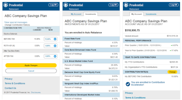 Prudential Retirement Mobile App - Youth Apps