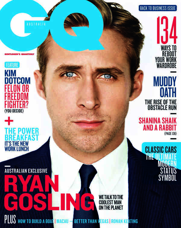 Ryan Gosling for GQ Australia | Oh yes I am