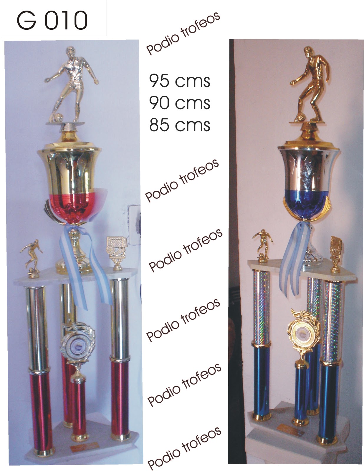 Podio trofeos...EN VALLE MEDIO