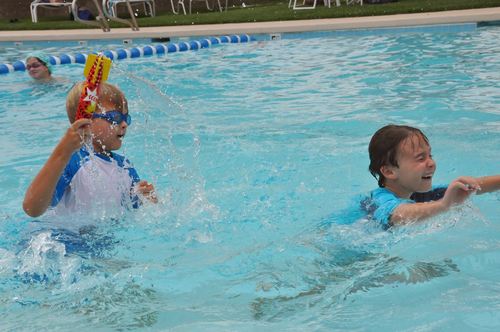 Adventures of the Girls and their Little Brother: Pool Day!