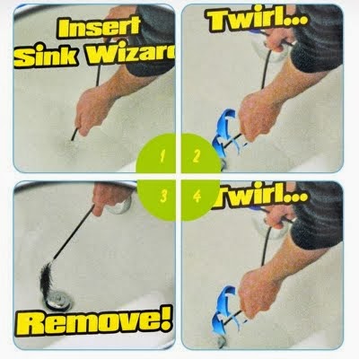 DIYGajet: Sink Wizard Drain Clog Removal Tool - RM10