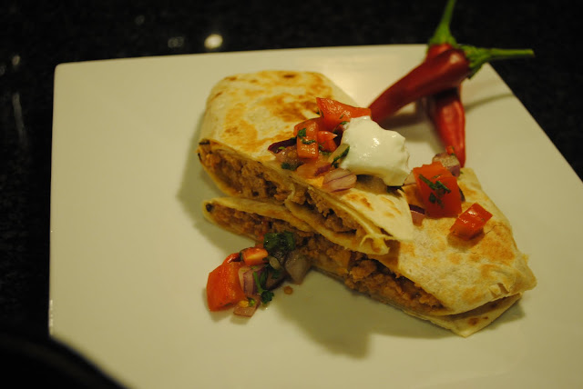 "grilled" texas burritos