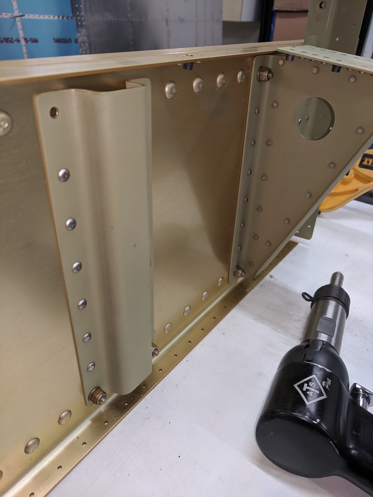Damazio family's RV-10 project: Mid-fuselage bulkheads complete