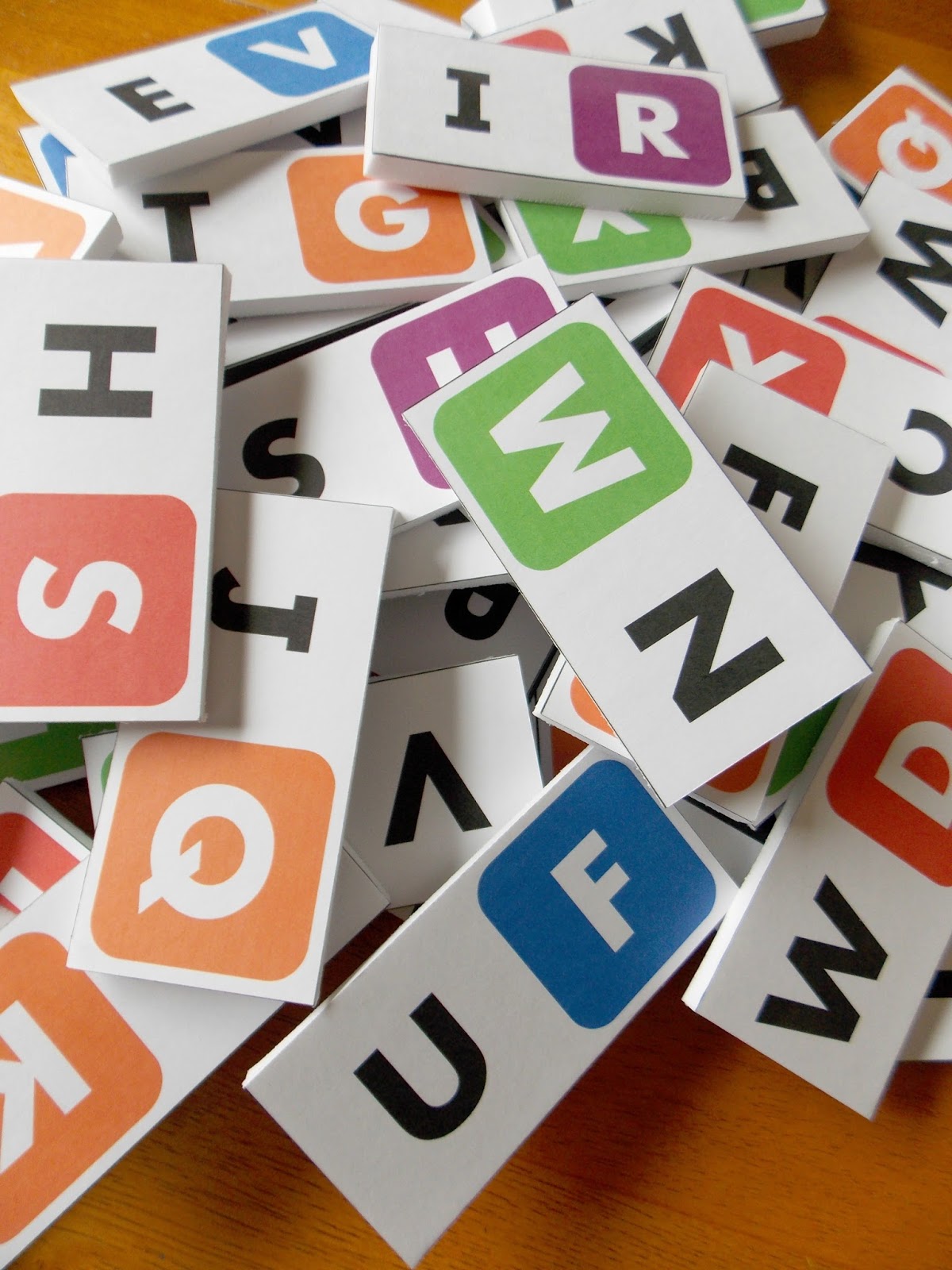 Relentlessly Fun, Deceptively Educational: Letter Dominoes (PreK Practice)