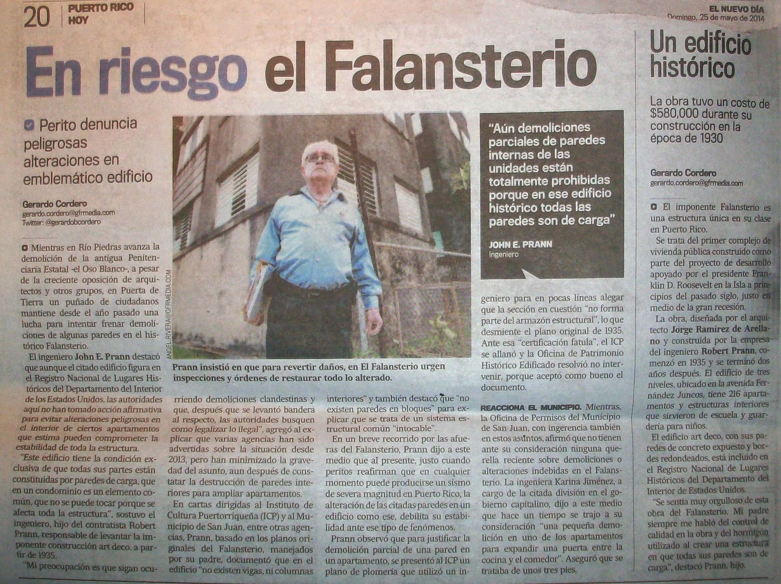 El Falansterio: otro edificio Histórico en Peligro
