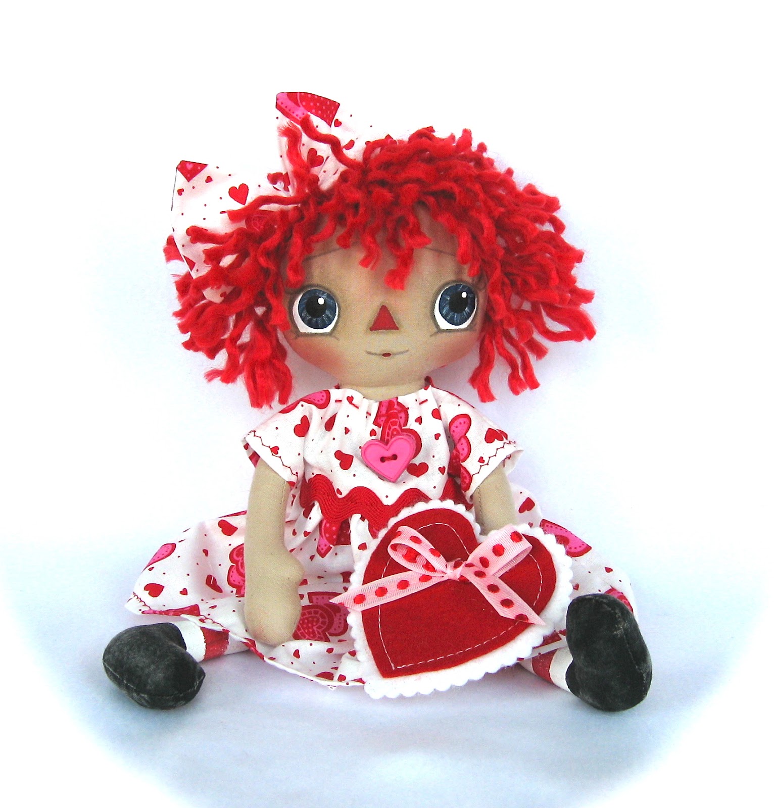 Cotton Candy Dolls: Valentine Hearts Rag Dolls 2013 And a Giveaway
