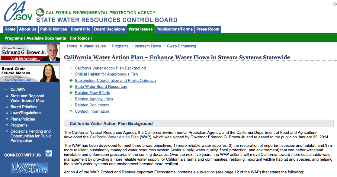Ventura River Ecosystem: Ventura River - Instream Flow program