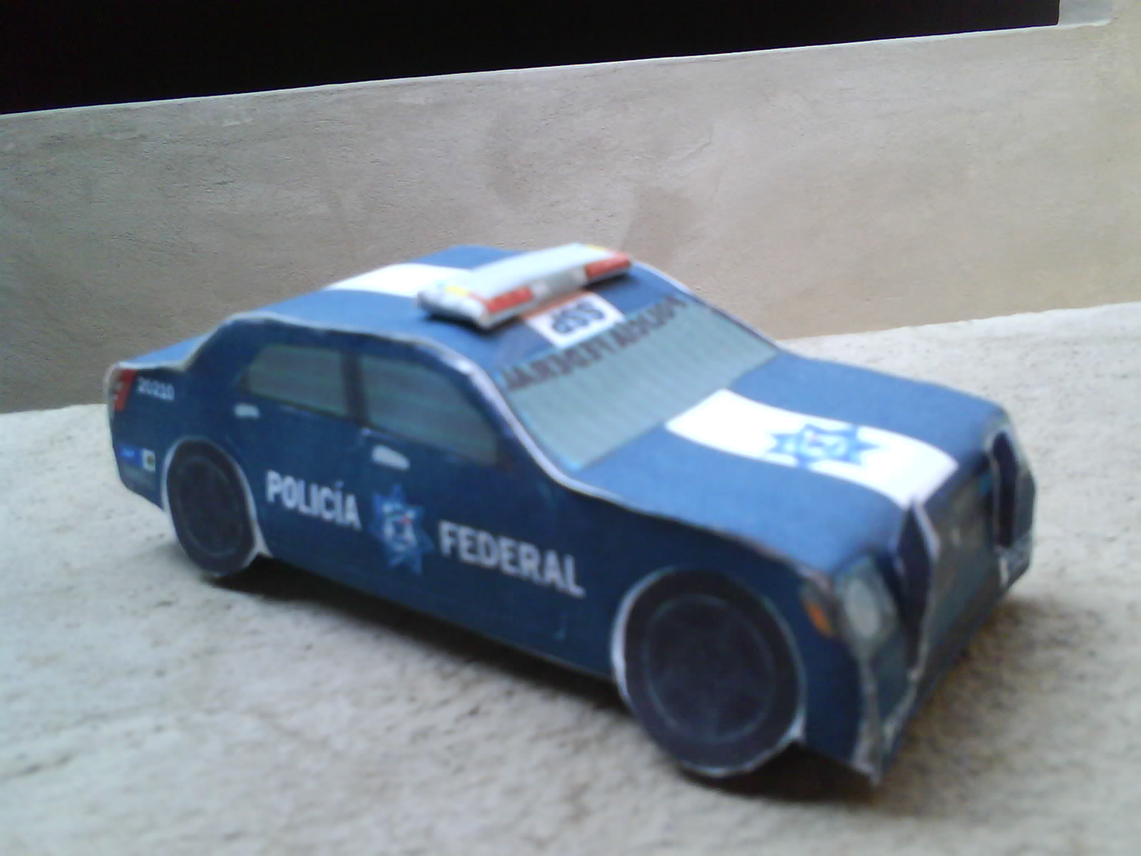 erickdeb: Papercraft - Dodge charger de la Policía Federal (México ...