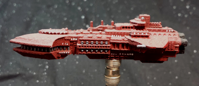Battlefleet Gothic Chaos Schismatic Class Light Cruiser - Jade Gaming News