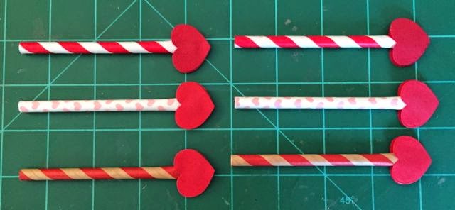 Besties International Challenge : Paper Straw Heart Arrow Tutorial for ...